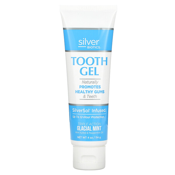 American Biotech Labs, Silver Biotics, Tooth Gel, Glacial Mint, 4 oz ...