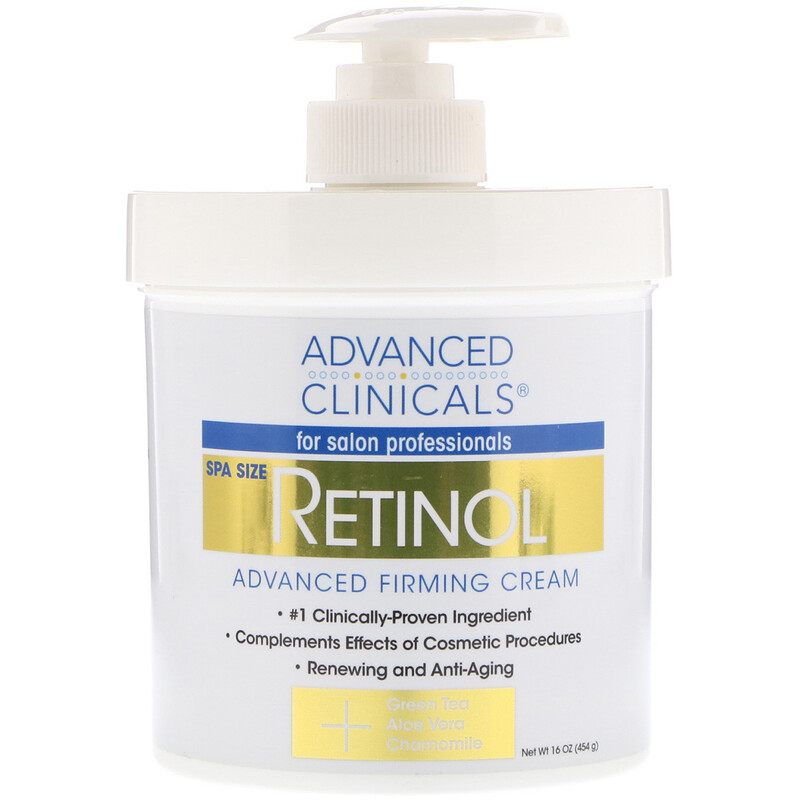 Advanced Clinicals, Retinol, Advanced Firming Cream, 16 oz (454 g ...