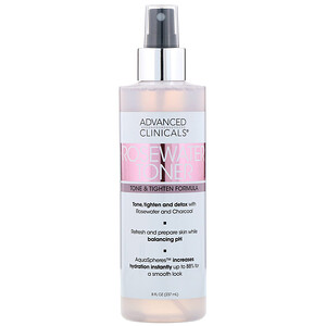 Advanced Clinicals, Rosewater Toner, Tone & Tighten Formula, 8 fl oz ...