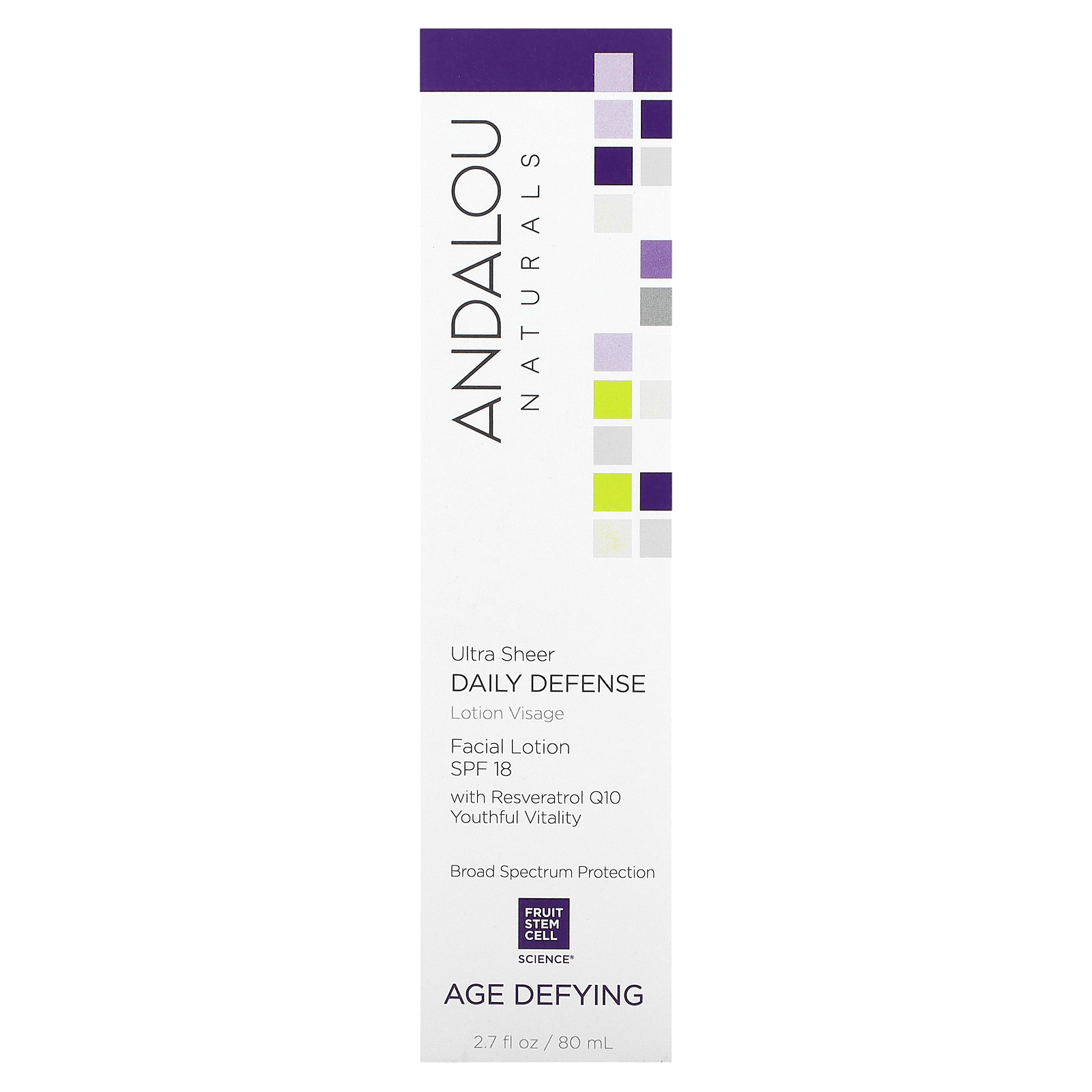 Andalou Naturals, Ultra Sheer Daily Defense Facial Lotion, Age Defying ...