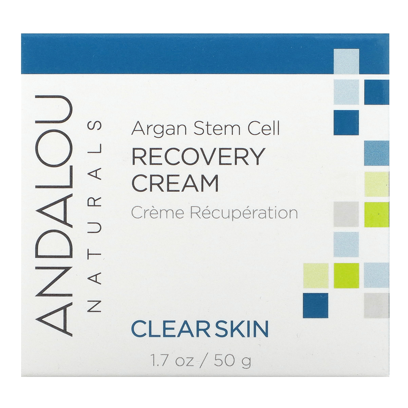 Andalou Naturals, Argan Stem Cell, Recovery Cream, Clear Skin, 1.7 oz ...