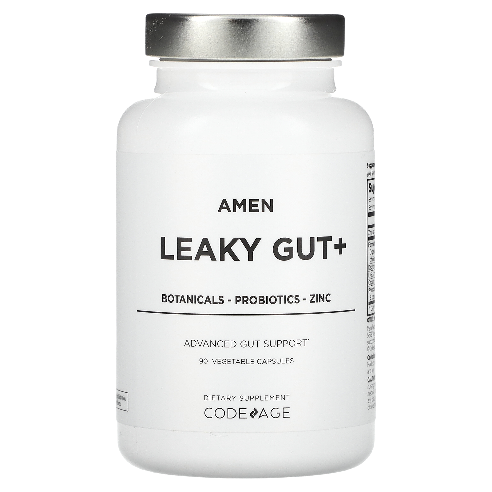 Codeage, Amen, Leaky Gut+, 90 Vegetable Capsules