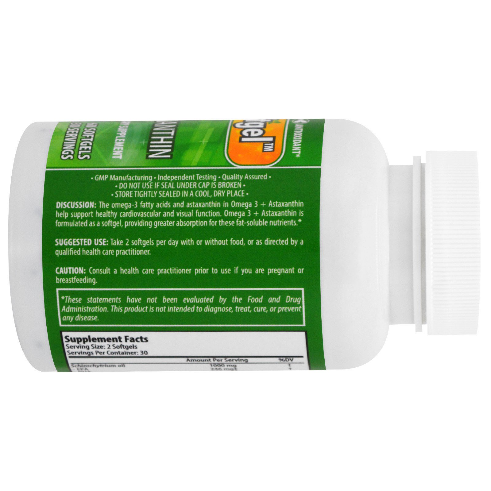 Advanced Orthomolecular Research AOR Omega 3 Astaxanthin 60 Advanced Orthomolecular Research AOR Omega 3 Astaxanthin 60