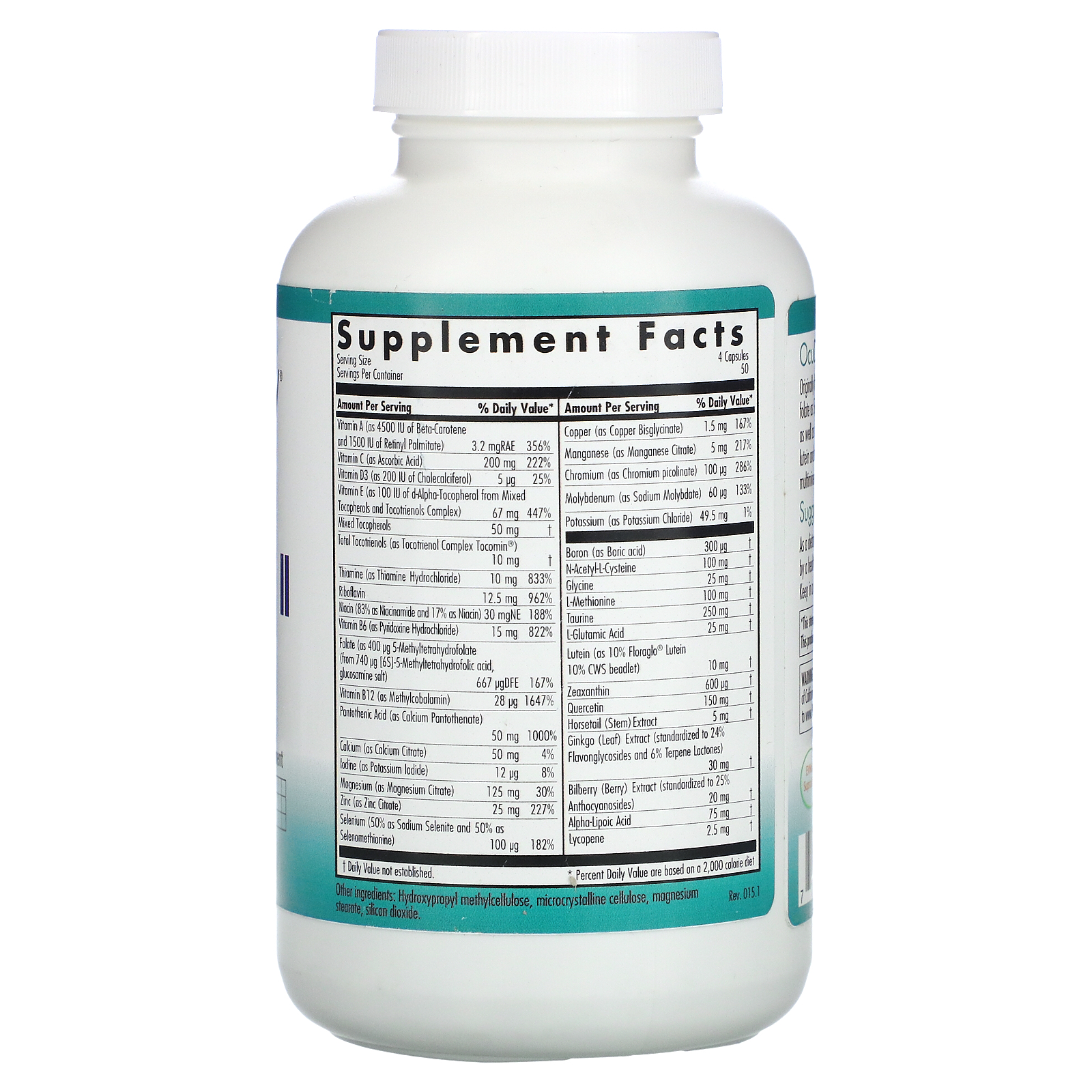 Nutricology, OcuDyne II, 200 Vegetarian Capsules