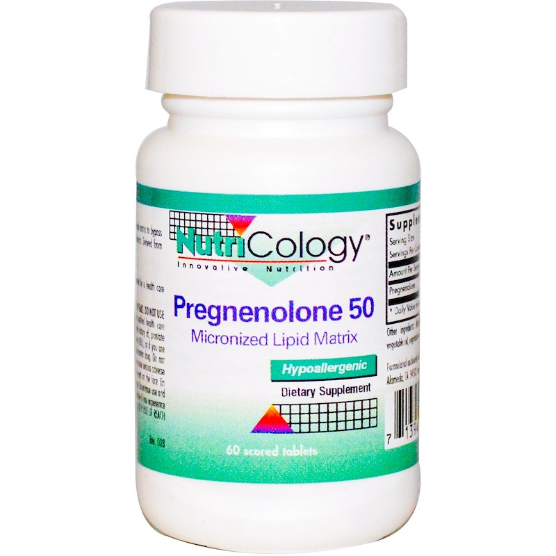 Nutricology, Pregnenolone 50, 60 Scored Tablets - iHerb