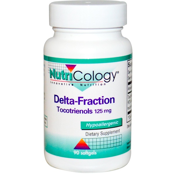 Nutricology, Delta-Fraction Tocotrienols, 125 mg, 90 Softgels - iHerb.com