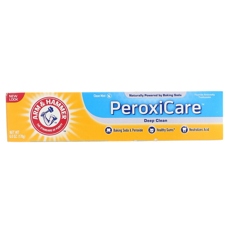Arm & Hammer, PeroxiCare, Deep Clean Toothpaste, Fresh Mint, 6.0 oz ...