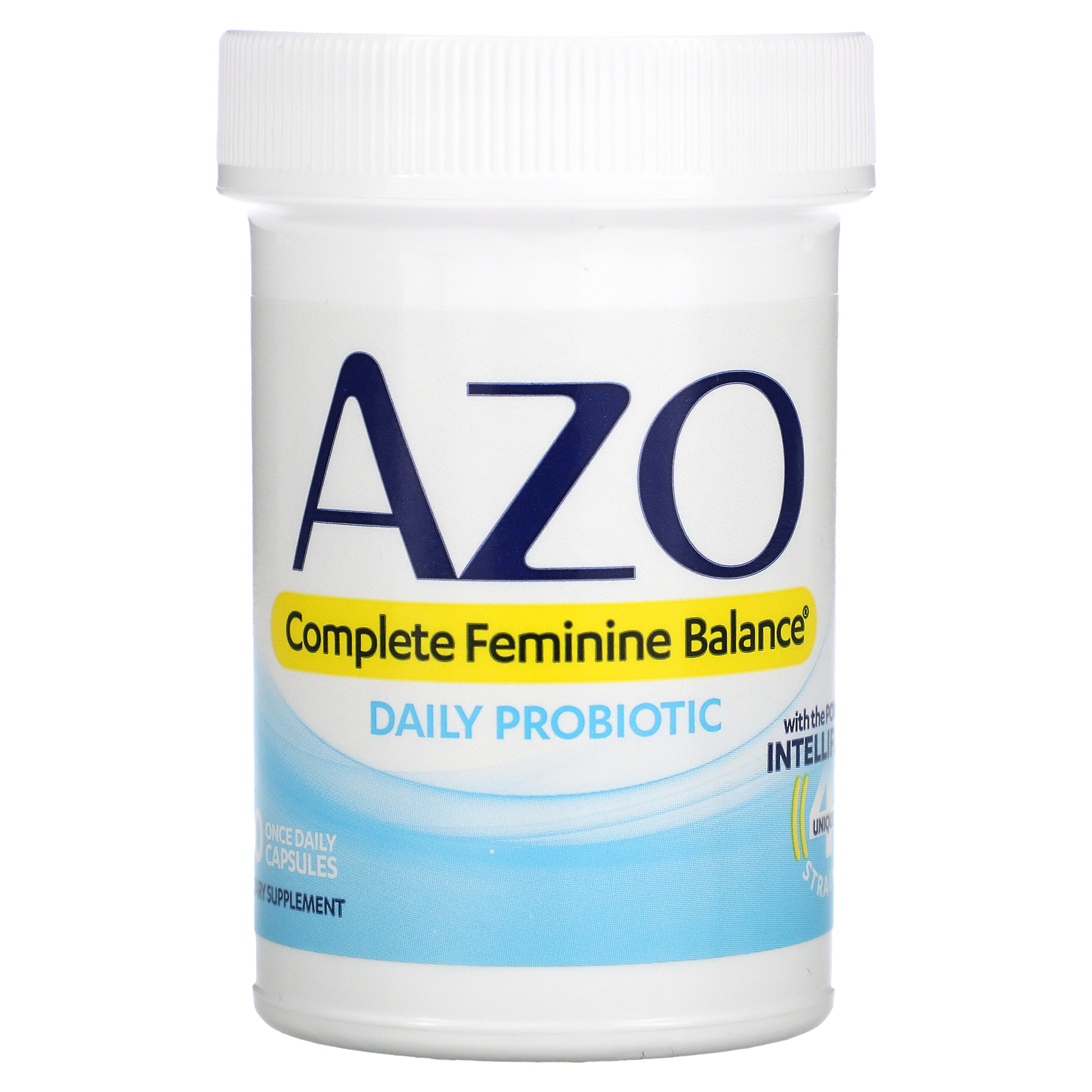 Azo, Complete Feminine Balance, Daily Probiotic, 5 Billion, 30 Once ...