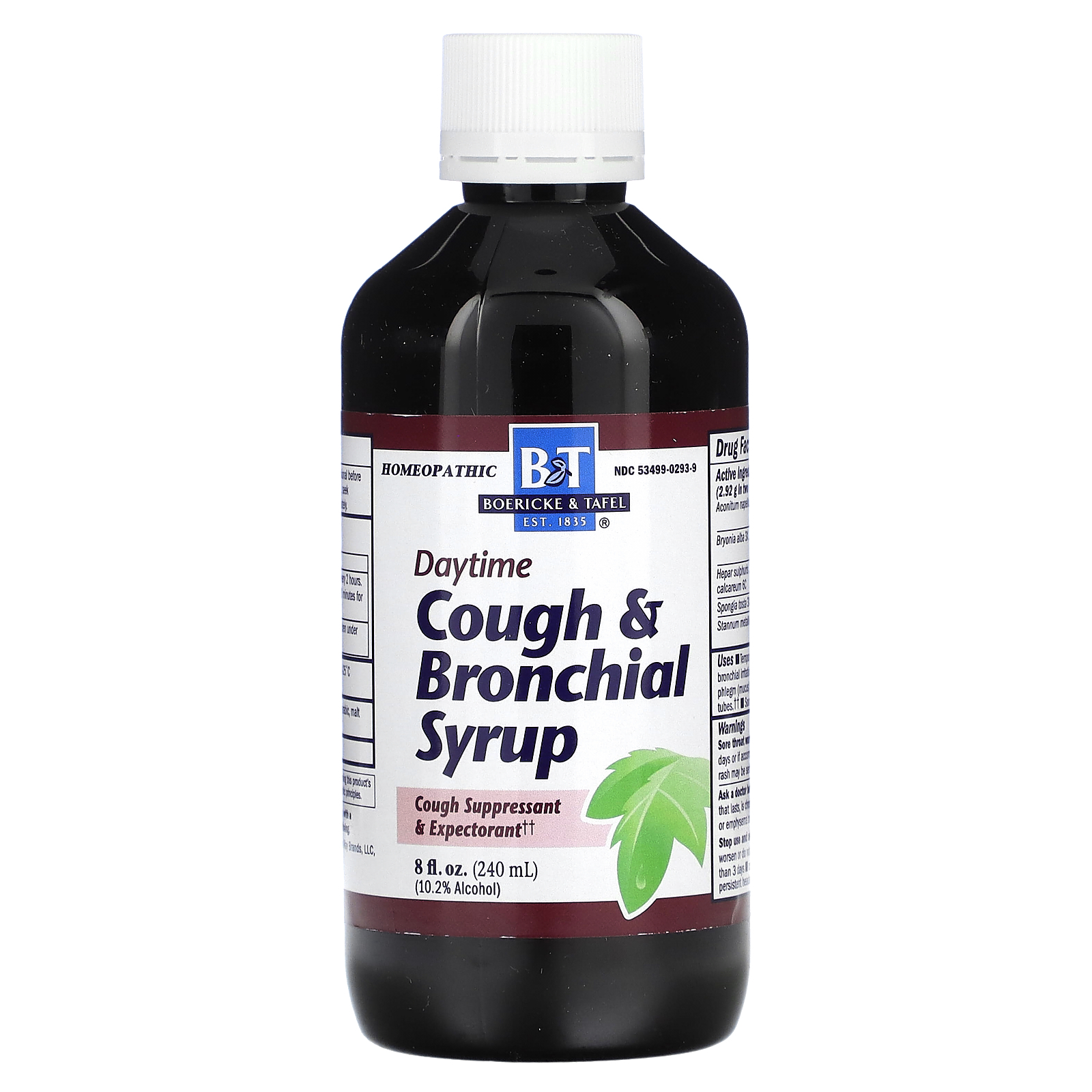 Boericke & Tafel, Cough & Bronchial Syrup, Daytime, 8 fl oz (240 ml)
