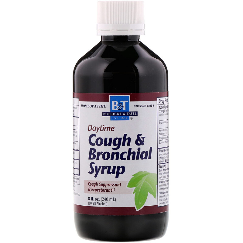 Boericke & Tafel, Jarabe para Tos y Bronquial, durante el día, 8 fl oz ...