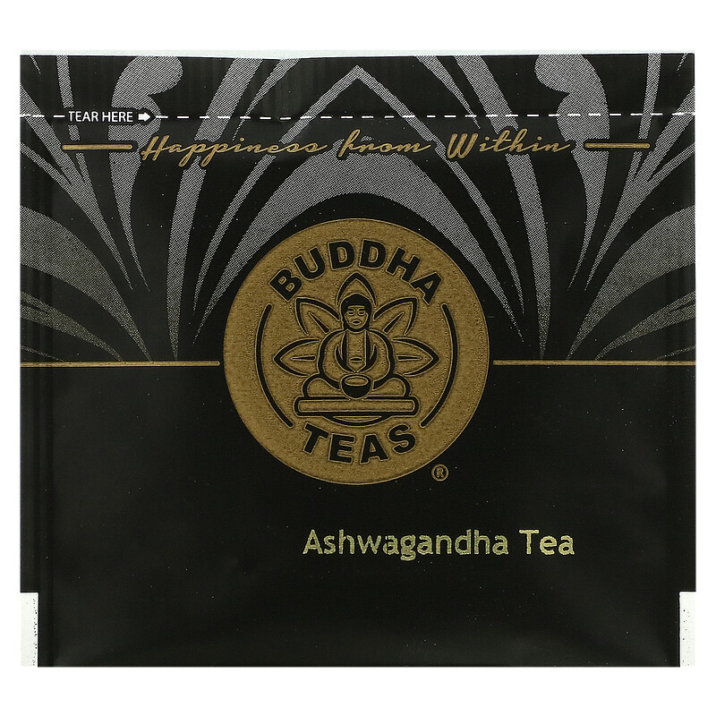 Buddha Teas, Organic Herbal Tea, Ashwagandha, 18 Tea Bags,1.27 oz (36 g)