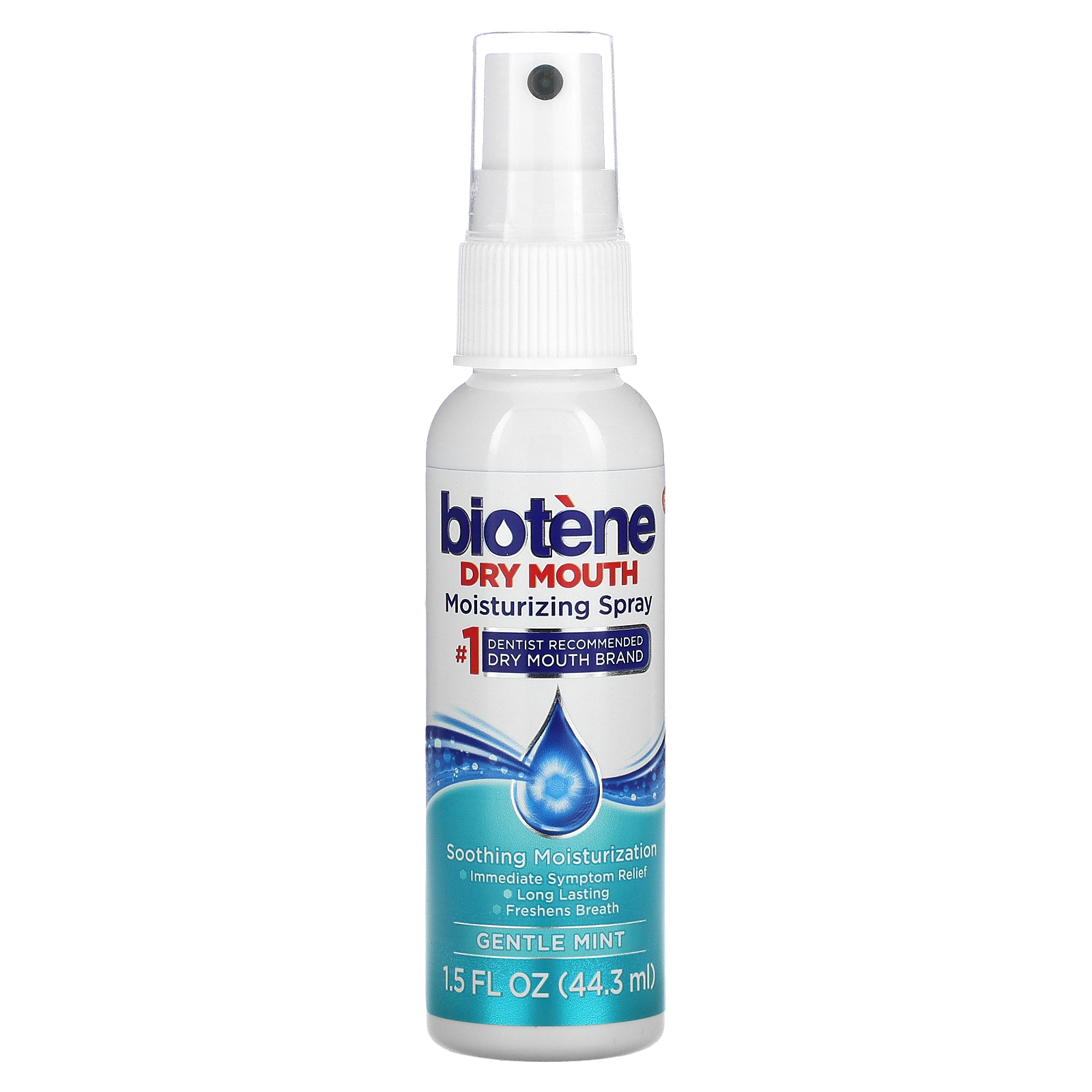 Biotene Dental Products, Dry Mouth Moisturizing Spray, Gentle Mint, 1.5 ...