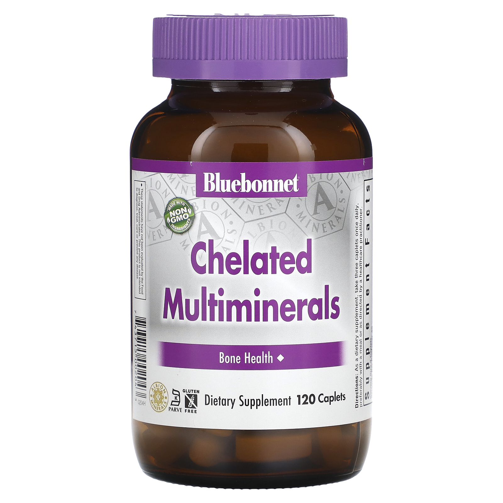 Bluebonnet Nutrition, Chelated Multiminerals, 120 Caplets