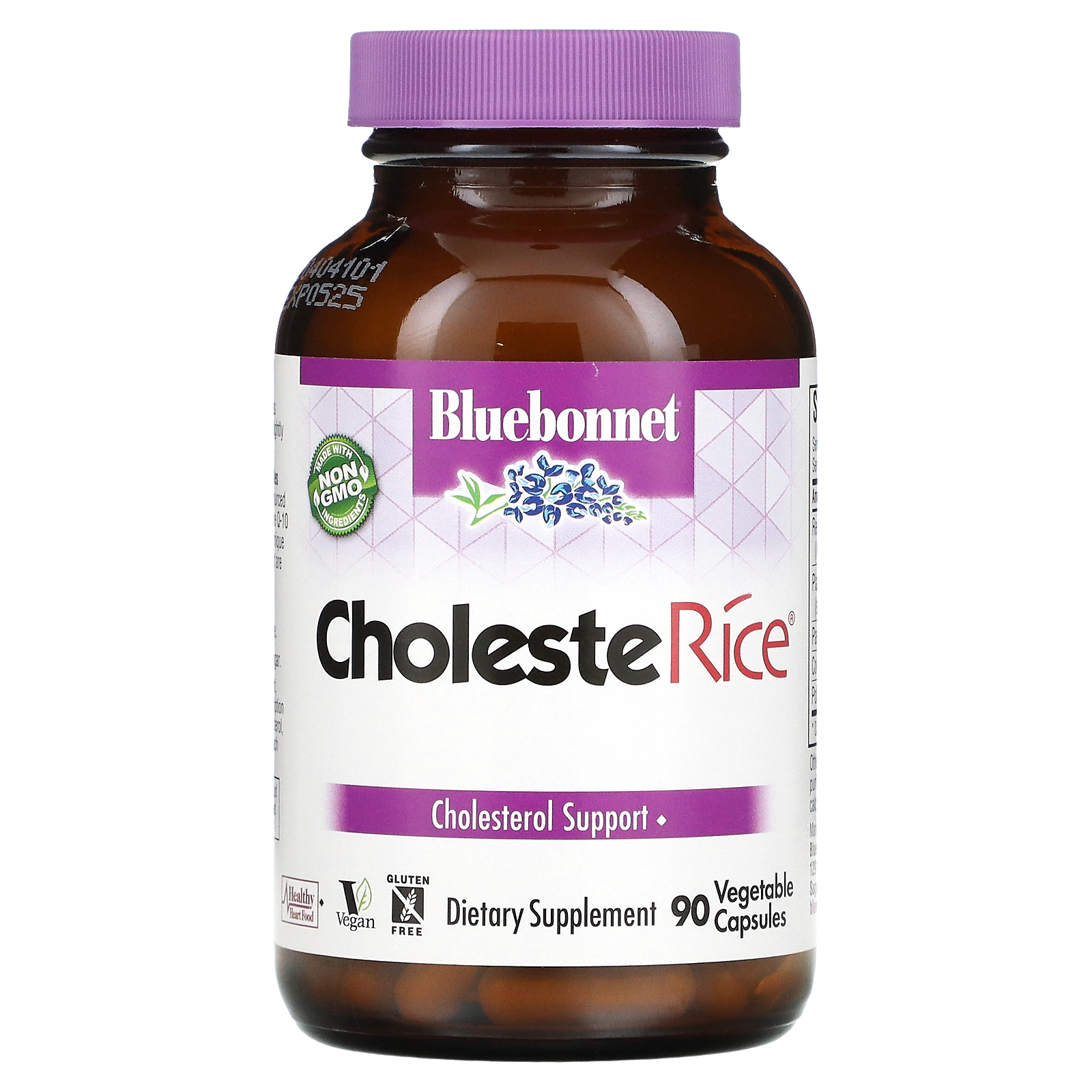Bluebonnet Nutrition, CholesteRice, 90 Vegetable Capsules Bluebonnet Nutrition, CholesteRice, 90 Vegetable Capsules