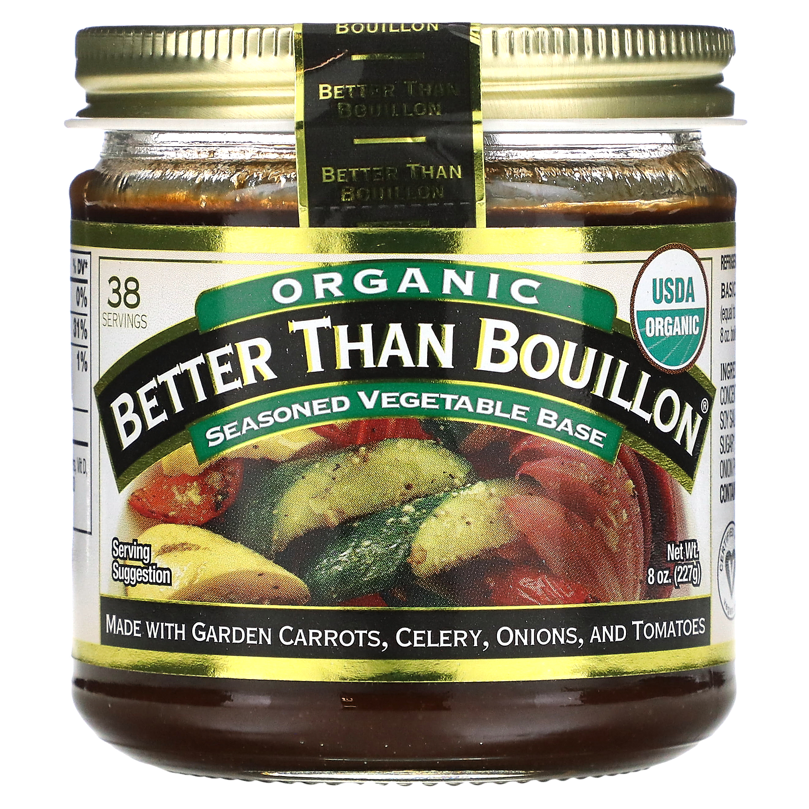Better Than Bouillon, Organic Seasoned Vegetable Base, 8 oz (227 g)
