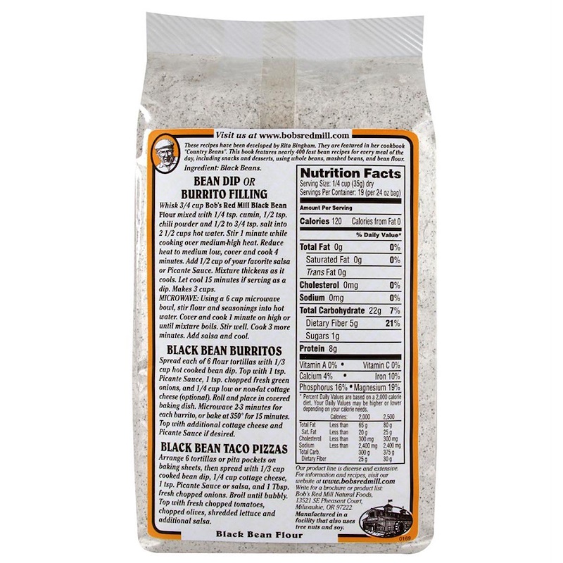 Bob's Red Mill, Black Bean Flour, 24 oz (680 g) - iHerb