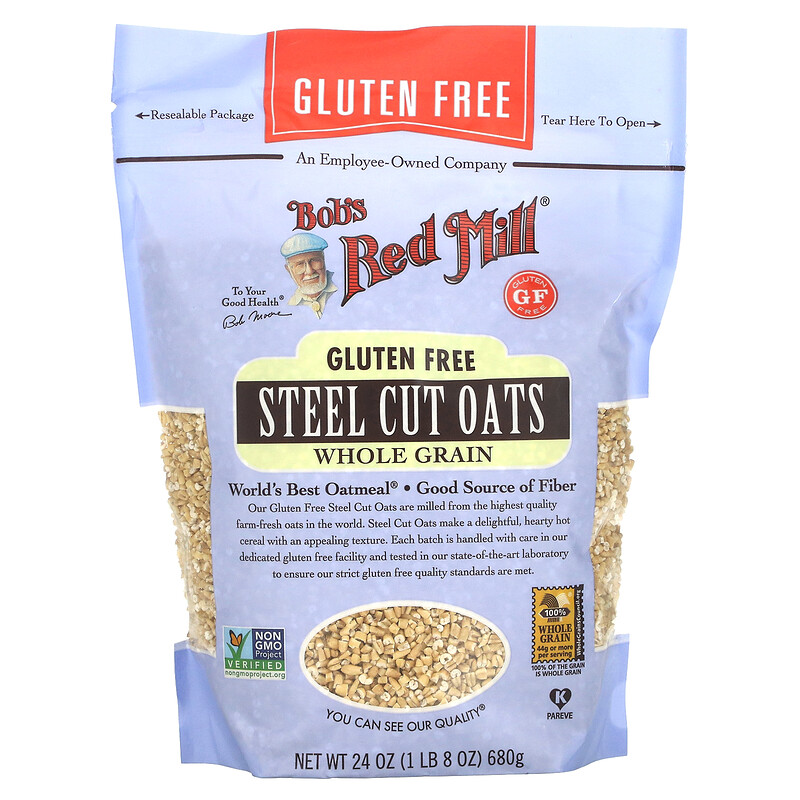 Bob's Red Mill, Avoine épointée, Grain entier, Sans gluten, 680 g
