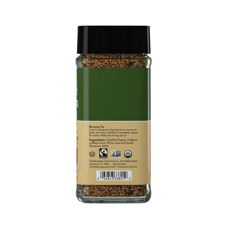 Cafe Altura, Instant Organic Coffee, Medium Roast, Freeze-Dried, 3.53 ...