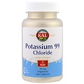 KAL, Potassium 99 Chloride, 99 mg, 100 Tablets - iHerb