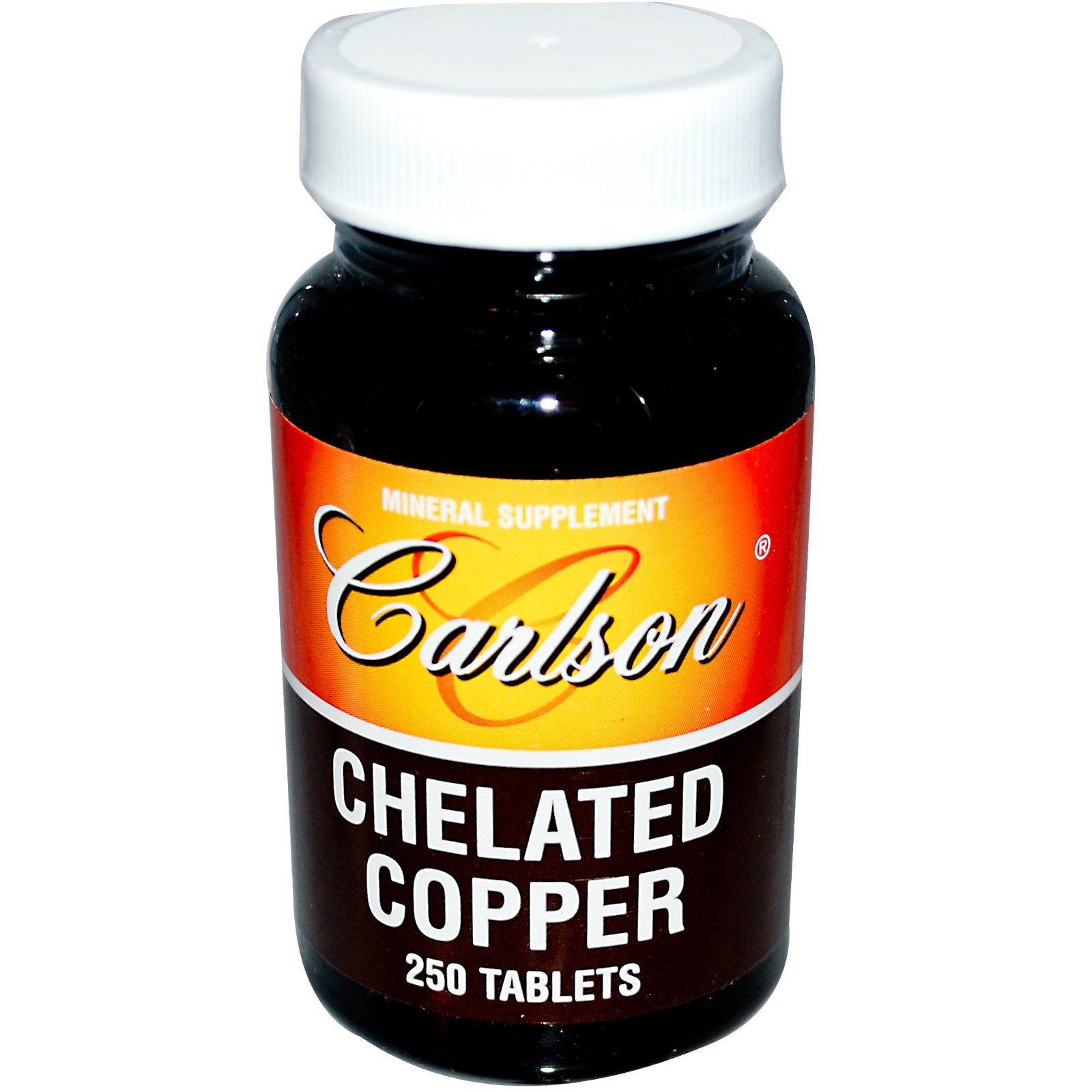 Carlson Labs, Chelated Copper, 250 Tablets - iHerb