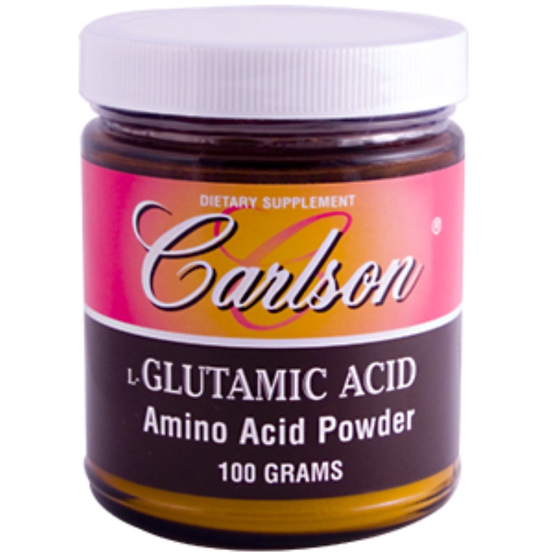 Carlson Labs, L-Glutamic Acid, Amino Acid Powder, 100 g - iHerb