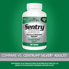 21st Century, Sentry Senior, Multivitamin & Multimineral Supplement ...
