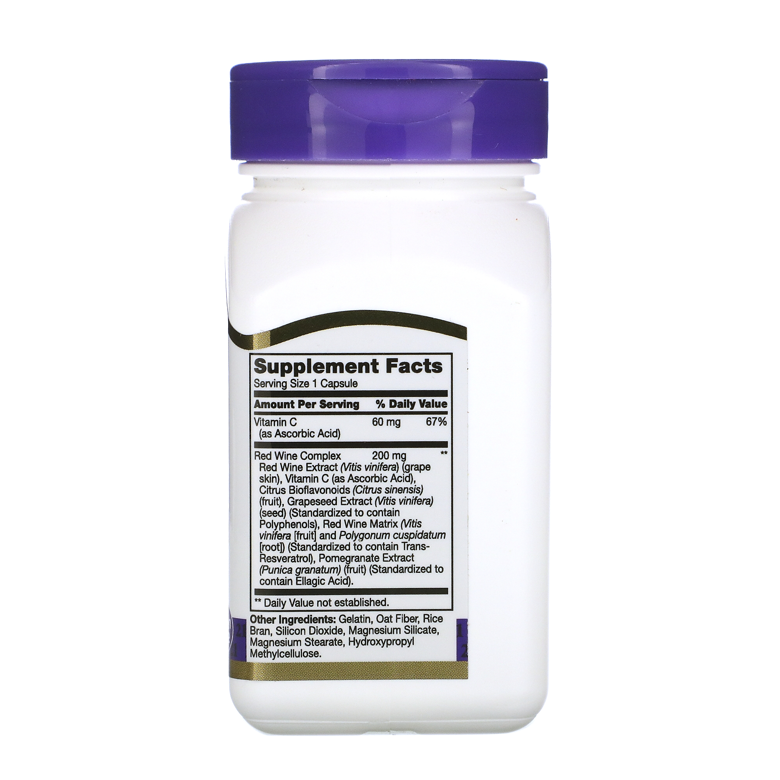 21st Century, Resveratrol Red Wine Extract, 90 Capsules - iHerb