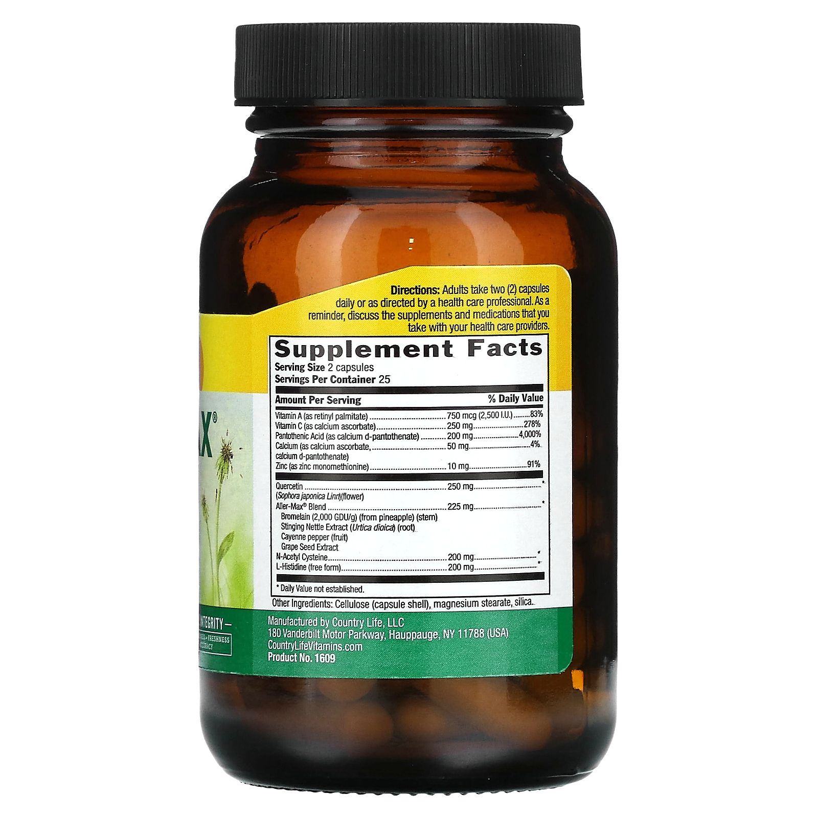 Country Life, Aller-Max, 50 Vegan Capsules