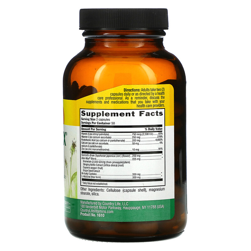 Country Life, Aller-Max, 100 Vegan Capsules