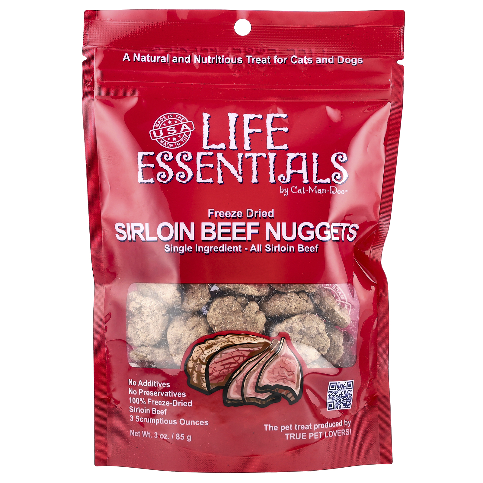Cat-Man-Doo, Life Essentials, Bocadillos de solomillo de res ...