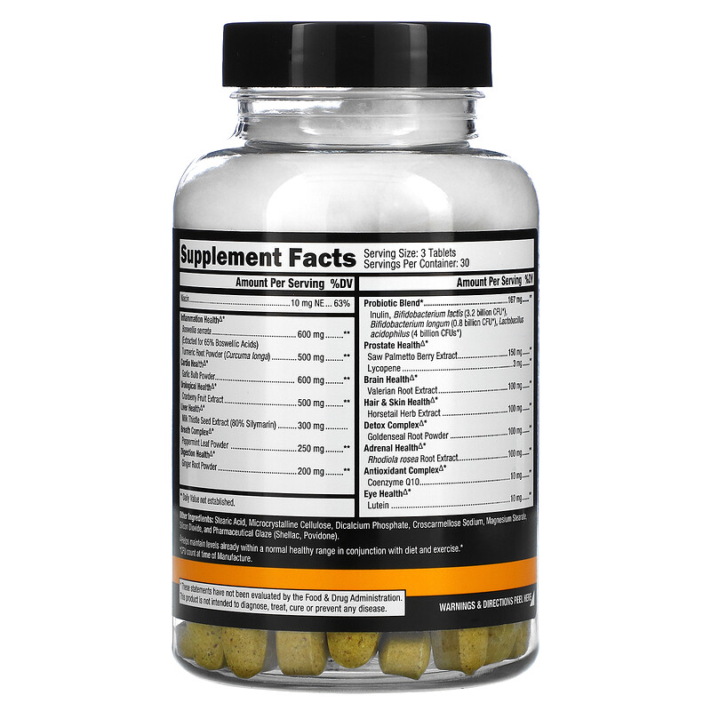 Controlled Labs, Orange Health IQ, 90 Tablets - iHerb