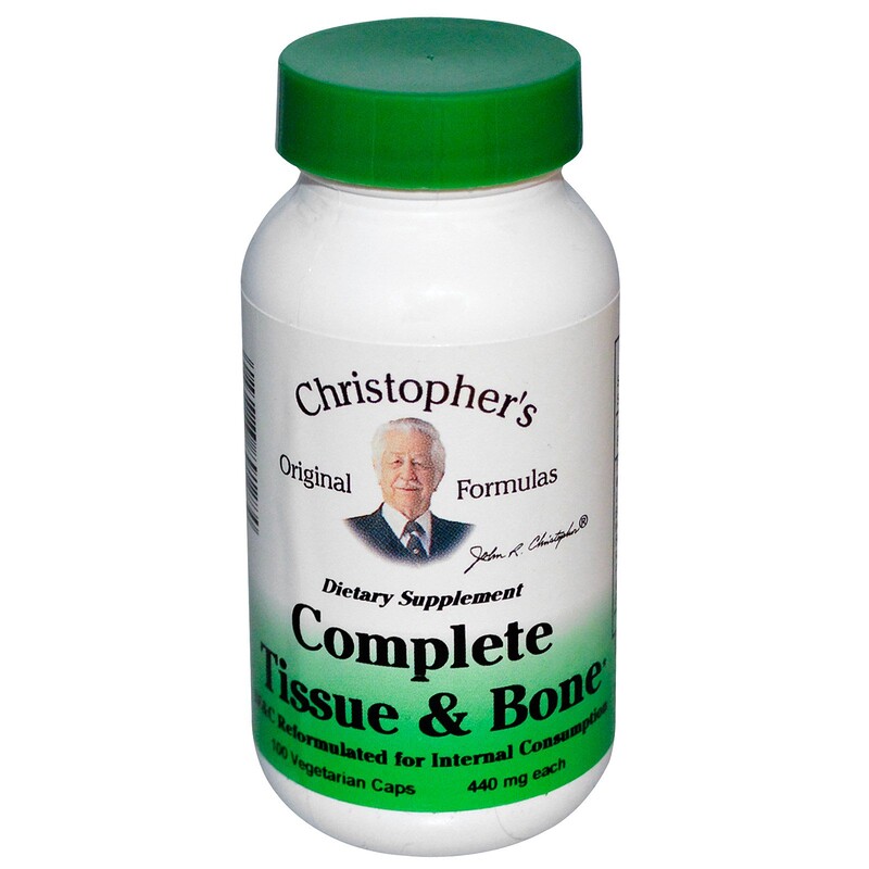 Christopher's Original Formulas, Complete Tissue & Bone, 440 mg, 100 ...
