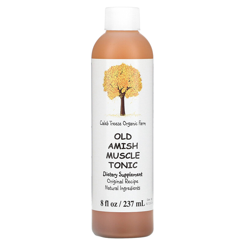 Caleb Treeze Organic Farm, Old Amish Muscle Tonic, 8 fl oz (237 ml)