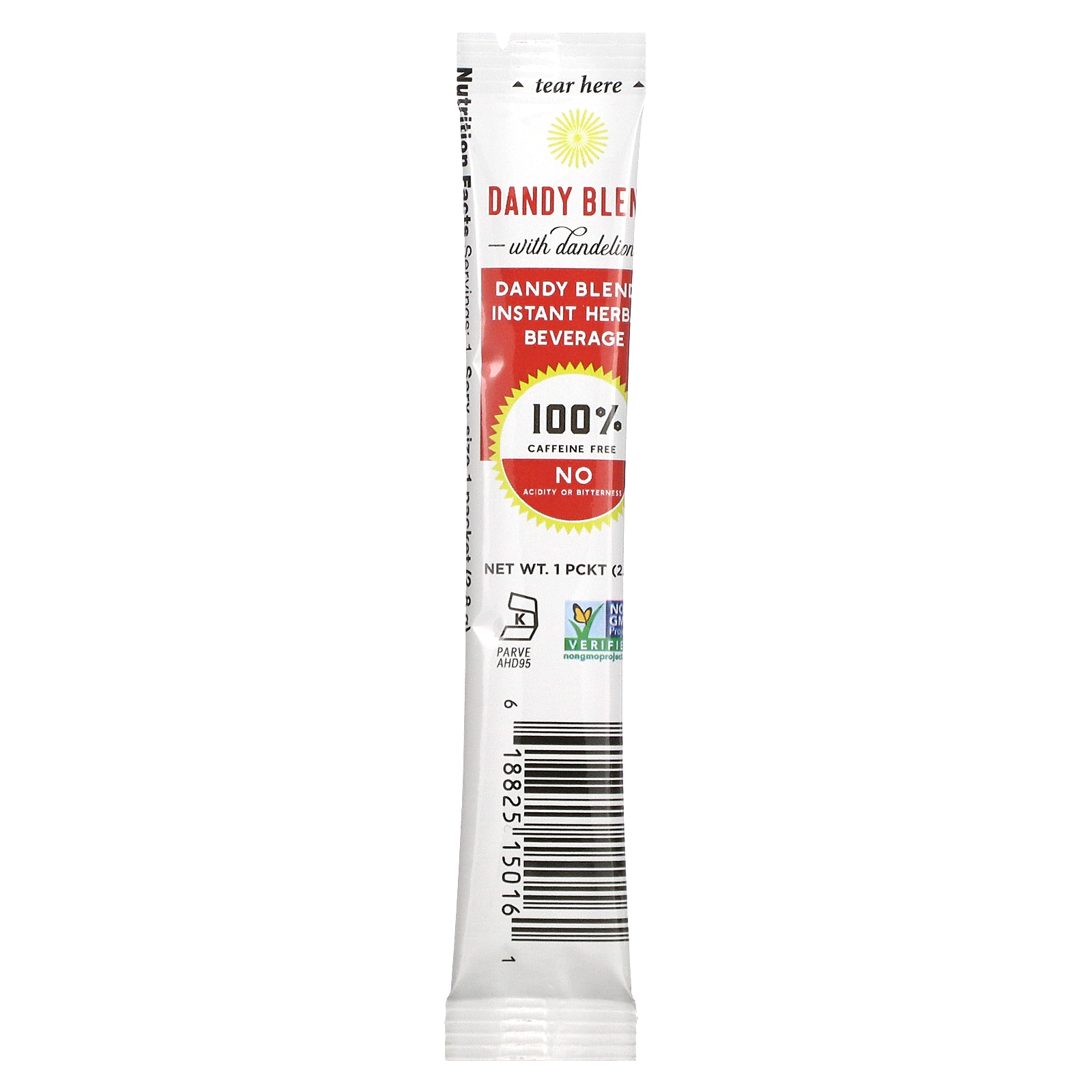 Dandy Blend, Instant Herbal Beverage with Dandelion, Caffeine Free, 25 ...