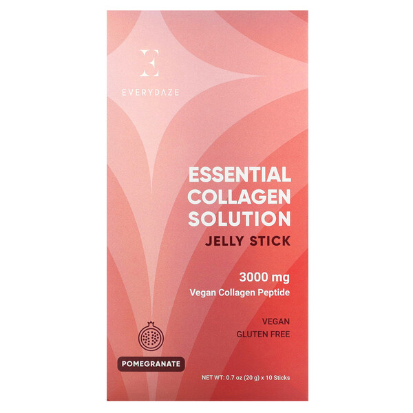 Everydaze, Essential Collagen Solution Jelly Stick, Pomegranate, 3,000 ...