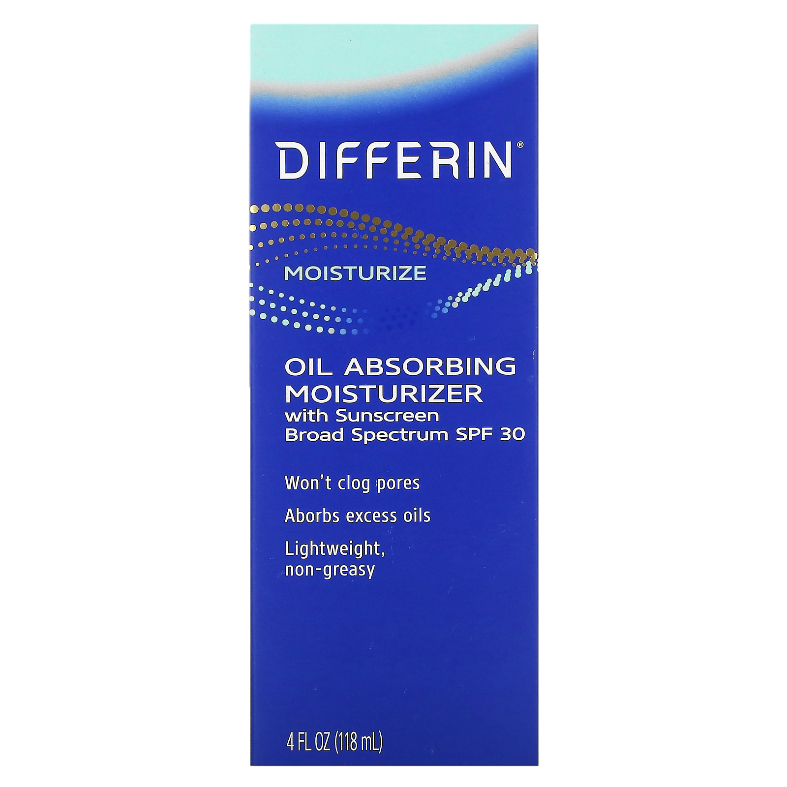 Differin, Oil Absorbing Moisturizer with Sunscreen, SPF 30, 4 fl oz ...