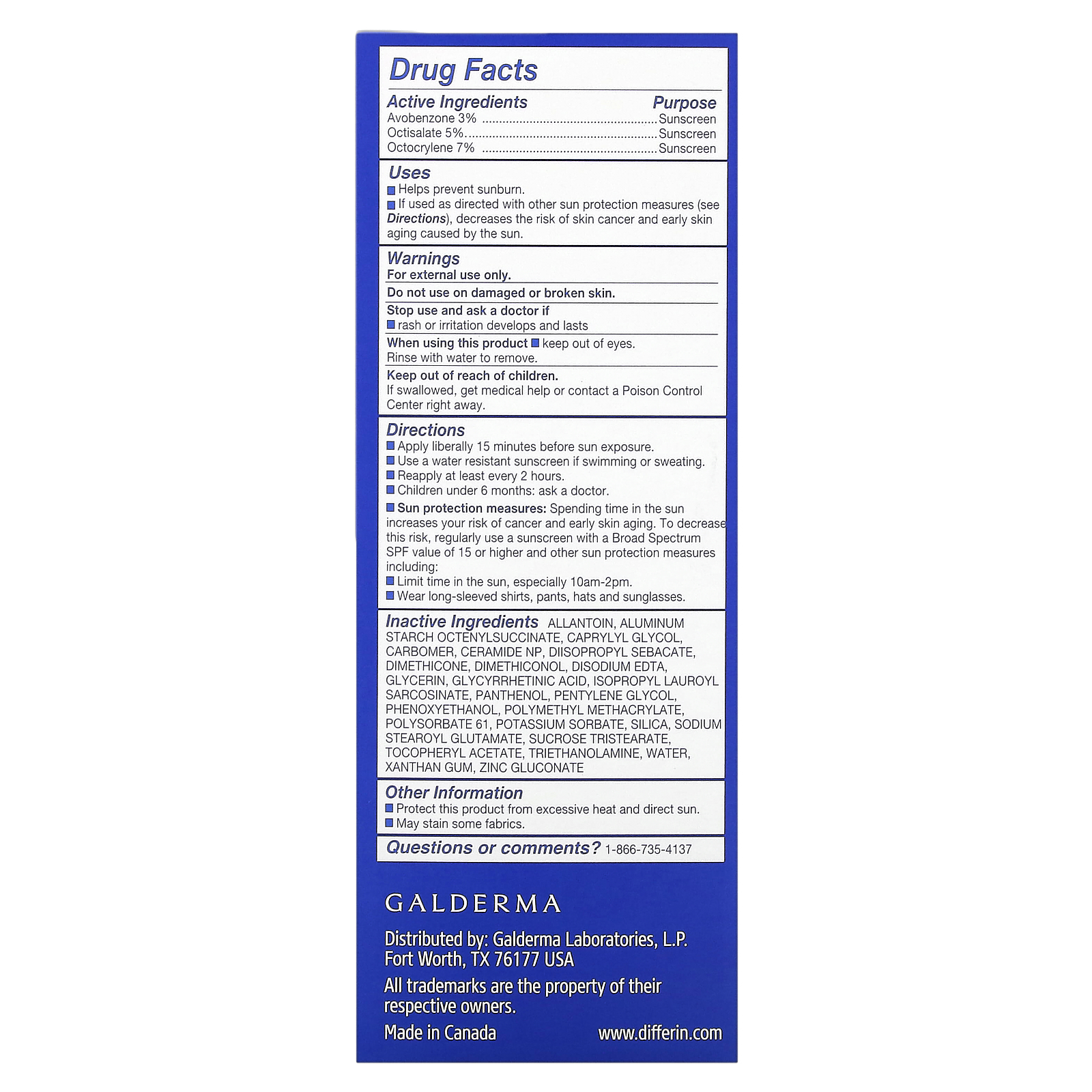 Differin, Oil Absorbing Moisturizer with Sunscreen, SPF 30, 4 fl oz ...