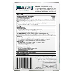 Domeboro, Medicated Soak, Rash Relief, 12 Powder Packets, 0.1 oz (2.7 g ...