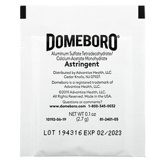 Domeboro, Medicated Soak, Rash Relief, 12 Powder Packets, 0.1 oz (2.7 g ...