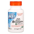 Doctor's Best, Fully Active B Complex with Quatrefolic, 30 Veggie Caps ...