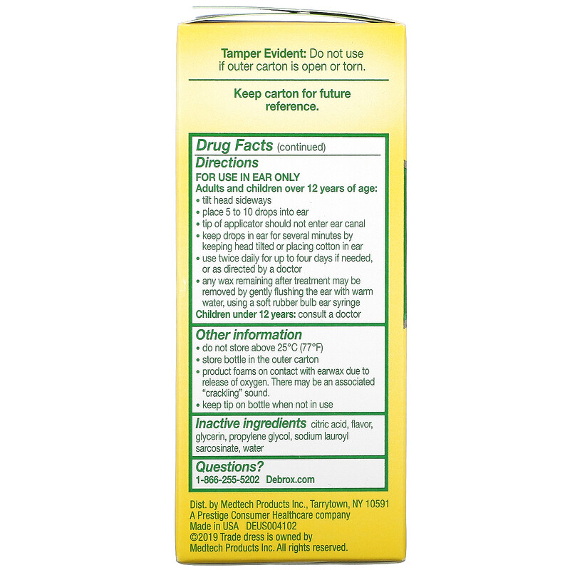 Debrox, Earwax Removal Kit, 0.5 fl oz (15 ml)