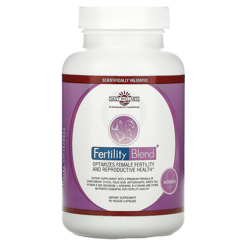 Daily Wellness Company Fertility Blend For Women 90 Veggie Capsules
