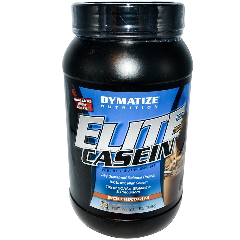 Dymatize Nutrition, Elite Casein, Rich Chocolate, 2.0 lbs (909 g) - iHerb