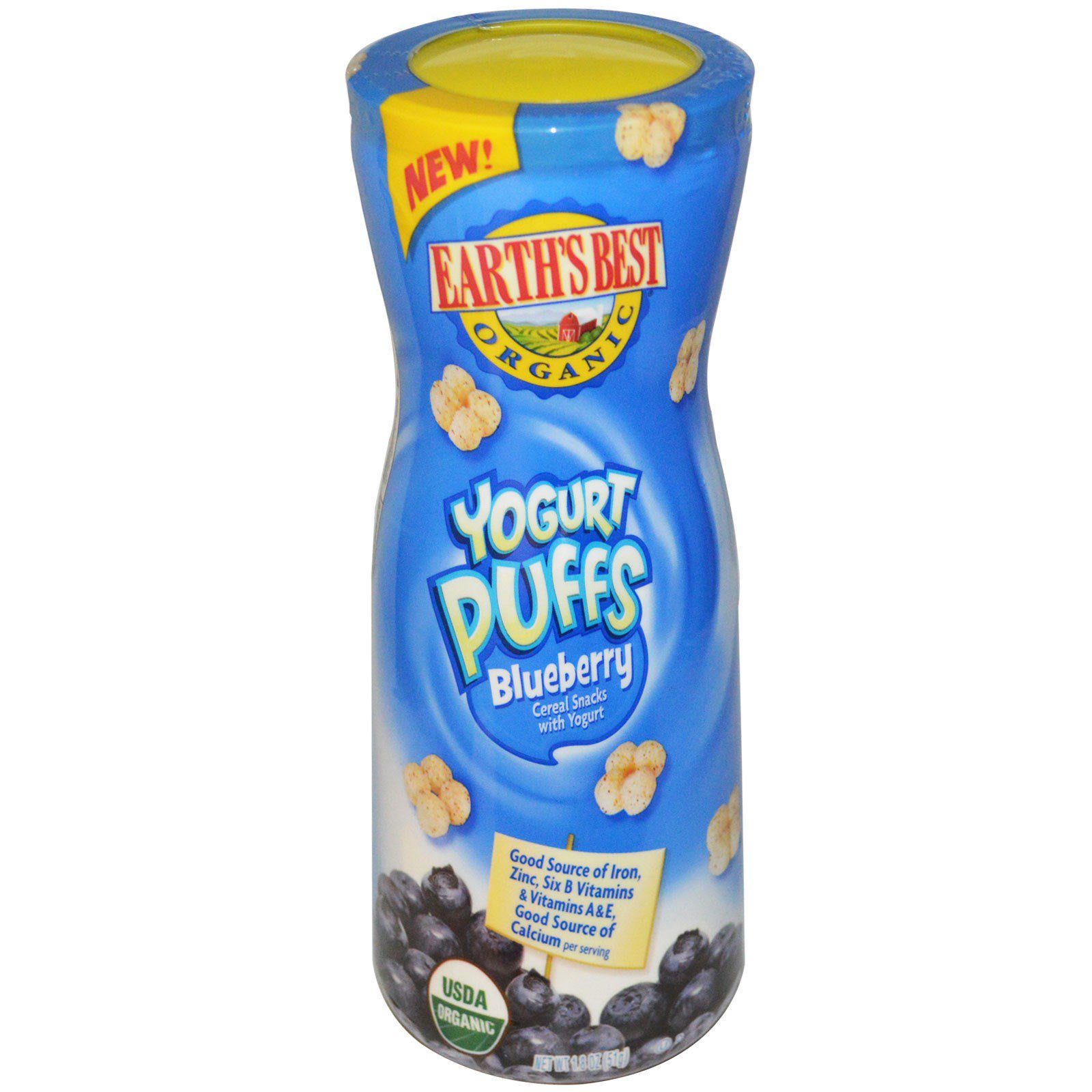 Earth s Best Organic Yogurt Puffs Blueberry 1 8 Oz 51 G IHerb earth-s-best-organic-yogurt-puffs-blueberry-1-8-oz-51-g-iherb