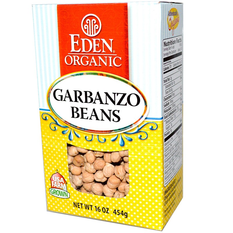 Eden Foods, Organic Garbanzo Beans, 16 oz (454 g) - iHerb