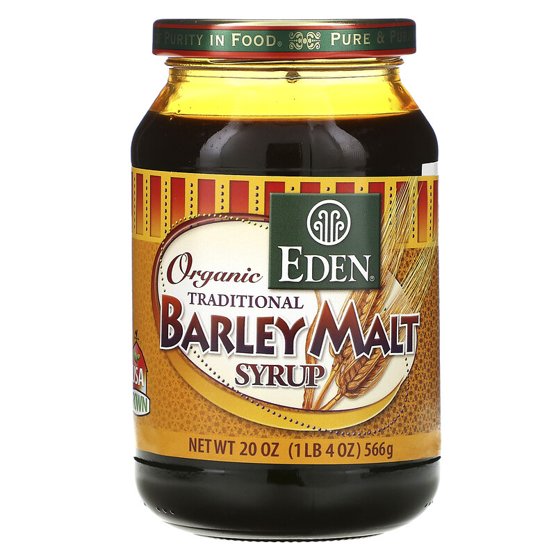 Eden Foods, Organic Traditional Barley Malt Syrup, 20 oz (566 g)