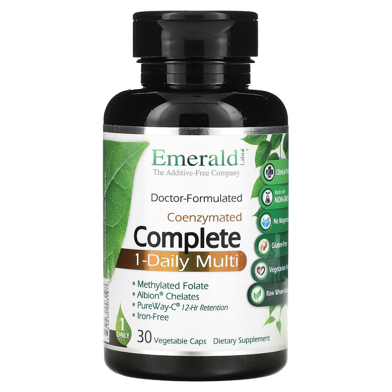 Emerald Laboratories, CoEnzymated Complete 1-Daily Multi, 30 Vegetable Caps