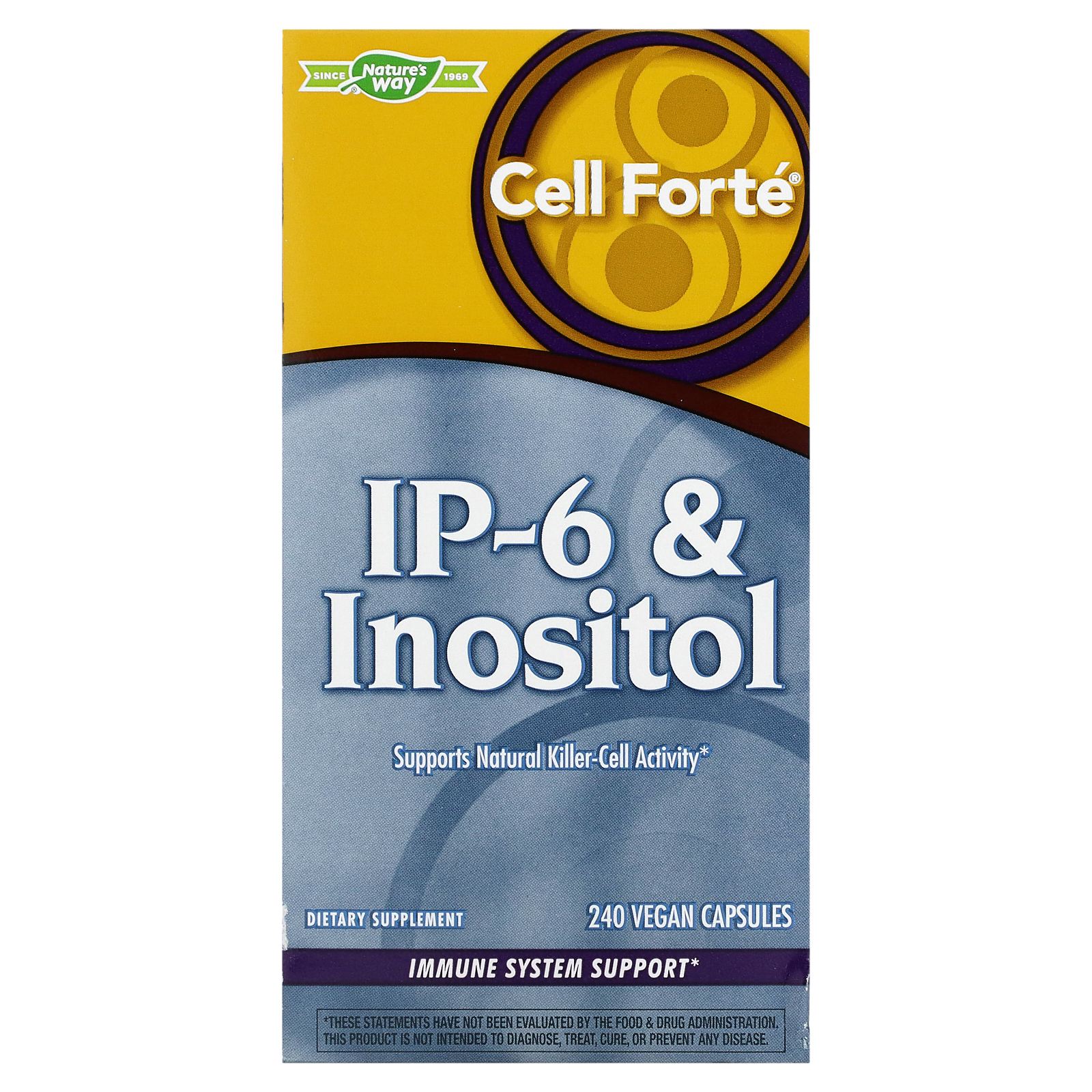 Nature's Way, Cell Forté, IP-6 & Inositol, 240 Vegan Capsules