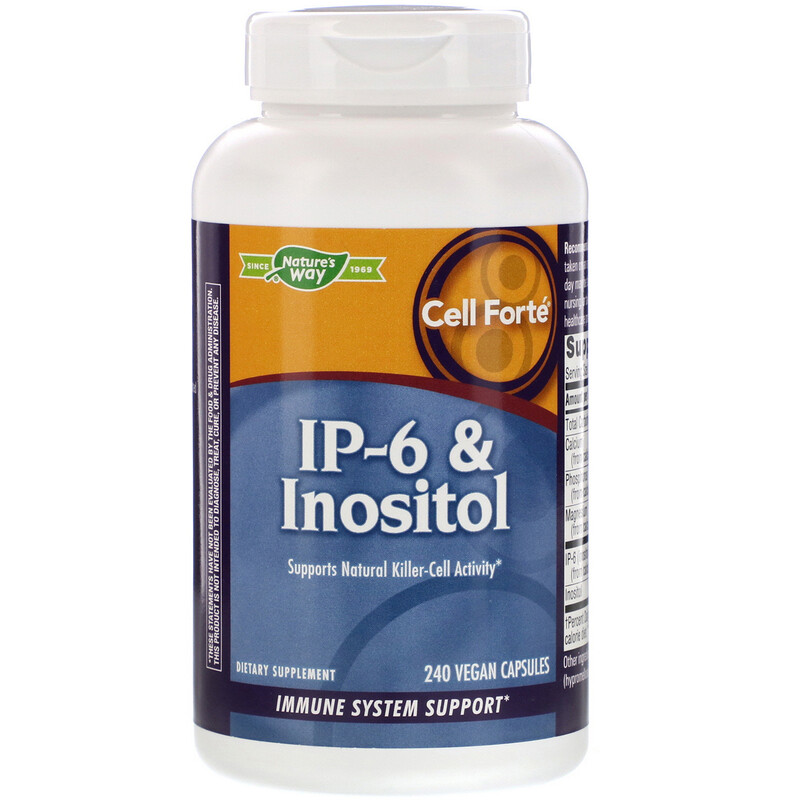 Nature's Way, Cell Forté, IP-6 & Inositol, 240 Vegan Capsules - iHerb