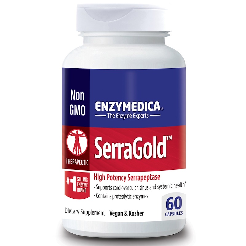 Enzymedica, SerraGold, High Potency Serrapeptase, 60 Capsules - iHerb